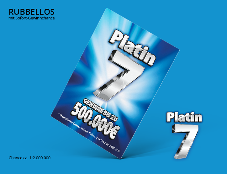 Platin 7 - Rubbellos mit Sofort-Gewinnchance - LOTTO Baden-Württemberg